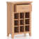ClassicLiving Emiline 9 Bottle Floor Wine Bottle Rack in Natual Oak ...